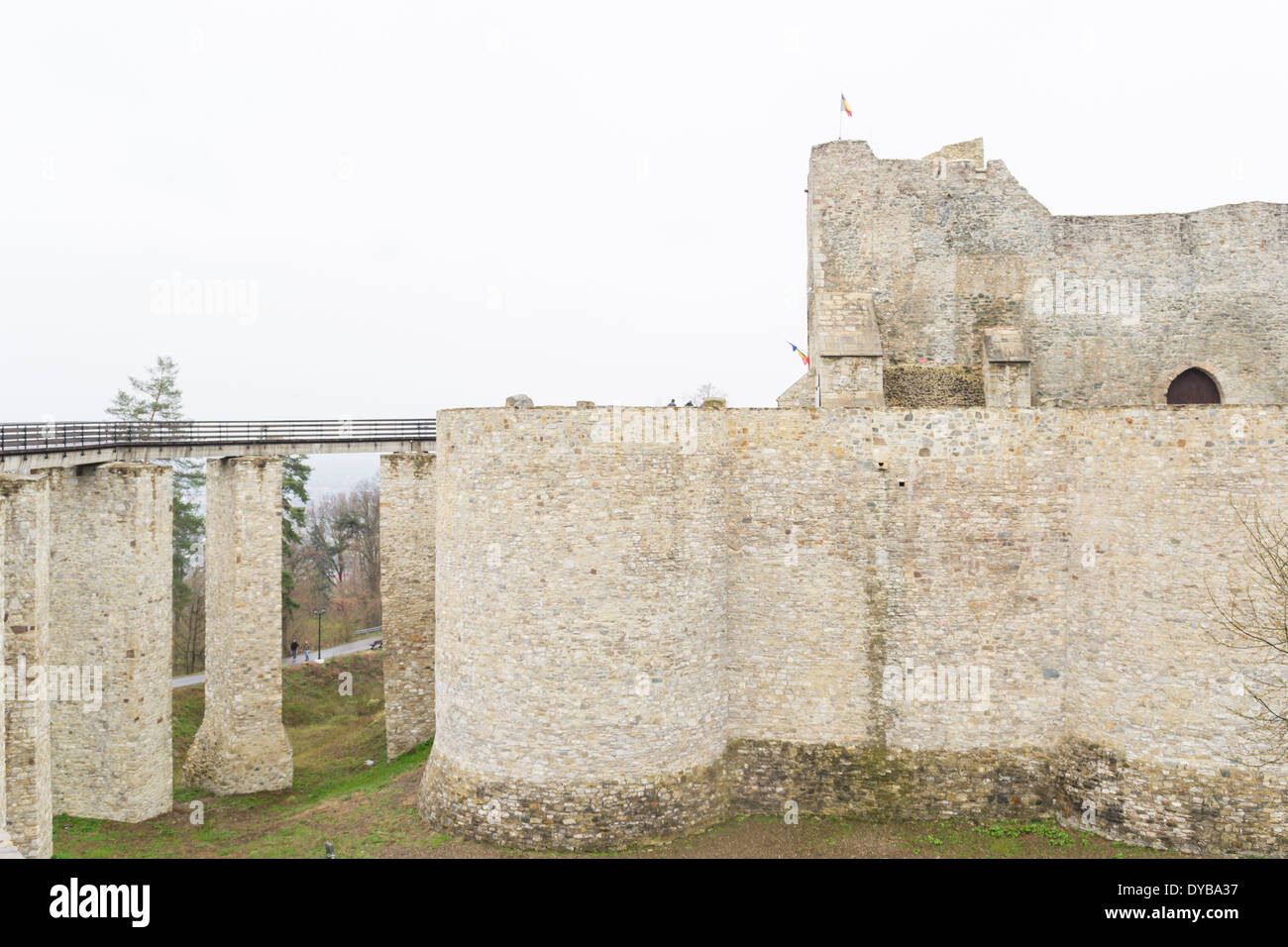 The Neamt fortress Stock Photo - Alamy