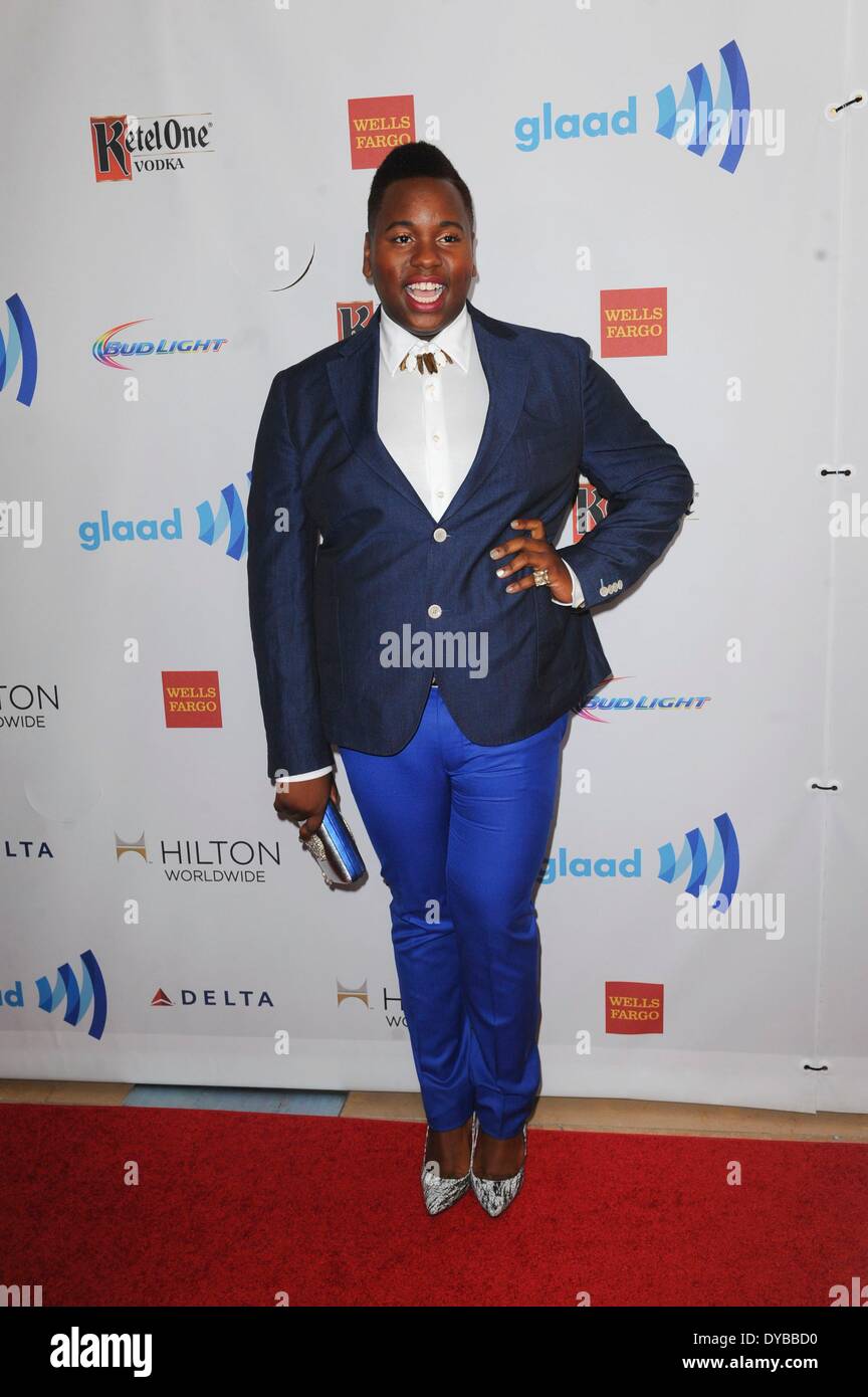 Beverly Hills, CA. 12th Apr, 2014. Alex Newell at arrivals for 25th ...