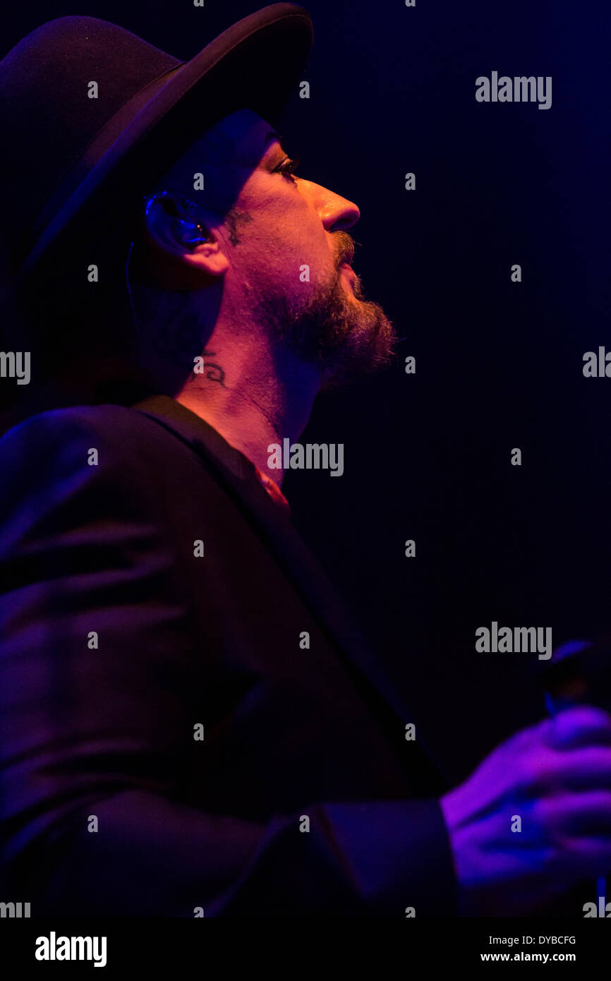 Milan Italy. 12th April 2014. The English singer-songwriter BOY GEORGE ...