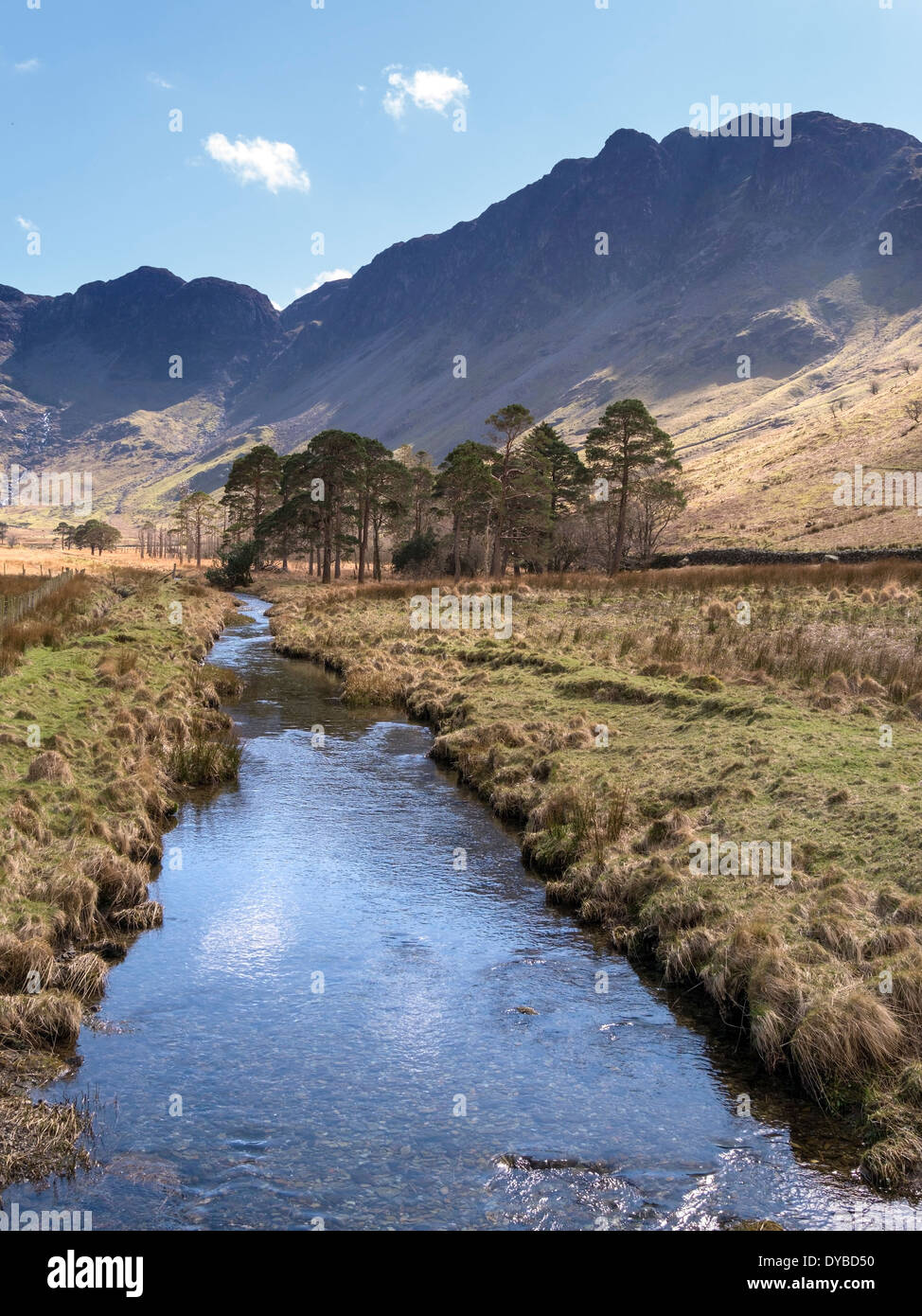 Warnscale beck, Warnscale Bottom and Haystacks mountain in the English ...