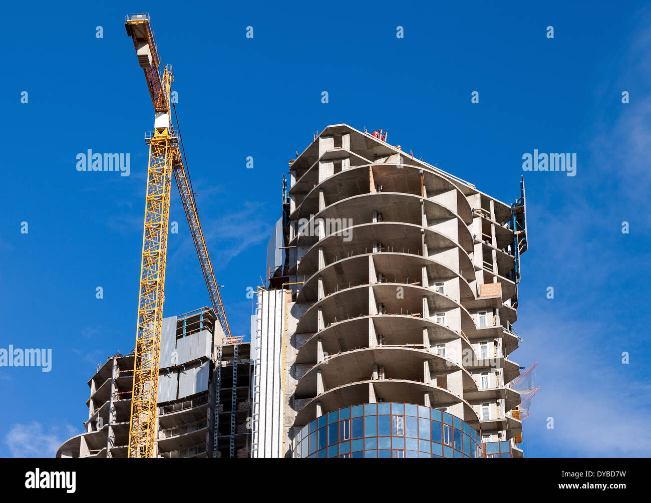 Tall Buildings Under Construction High Resolution Stock Photography and ...