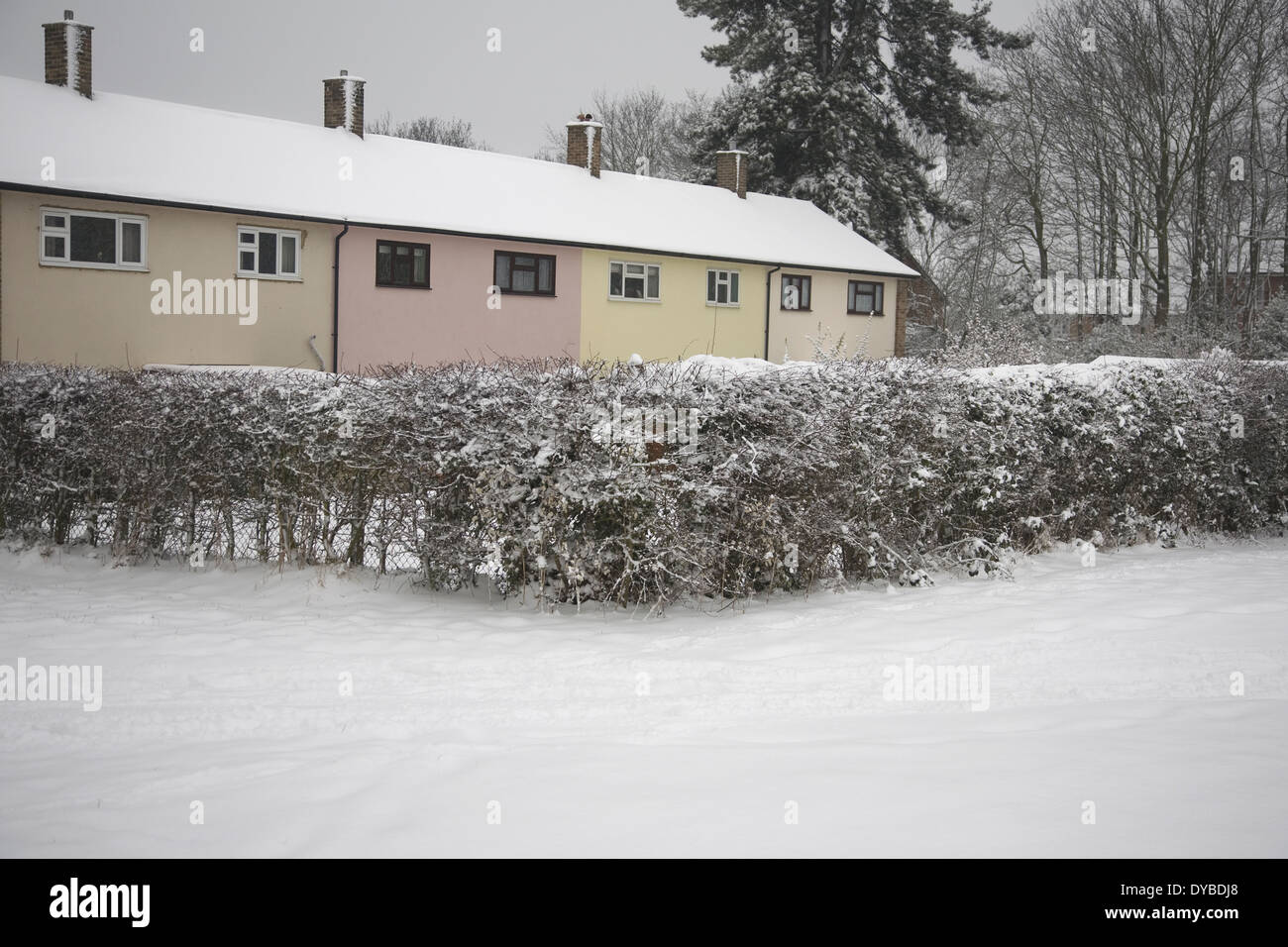winter snow scene in England Stock Photo - Alamy