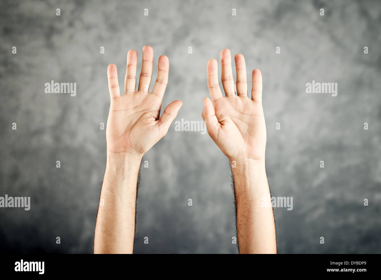 Raised his thumb hi-res stock photography and images - Alamy