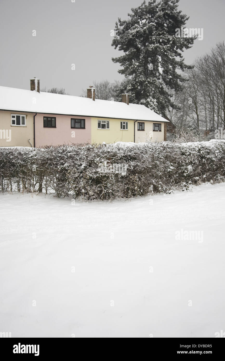 winter snow scene in England Stock Photo - Alamy