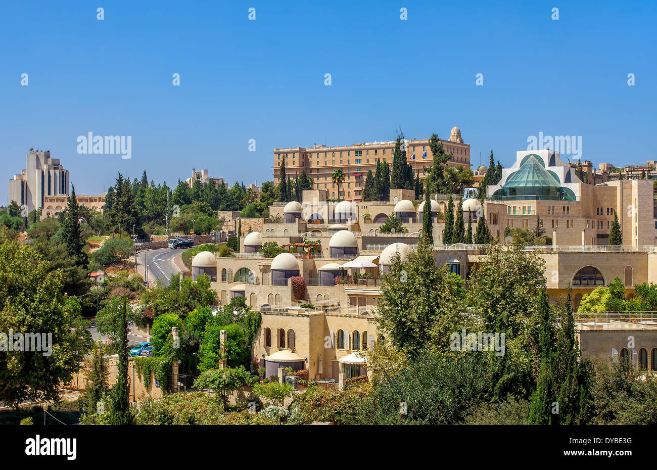 View of modern residential buildings in Jerusalem, Israel Stock Photo ...