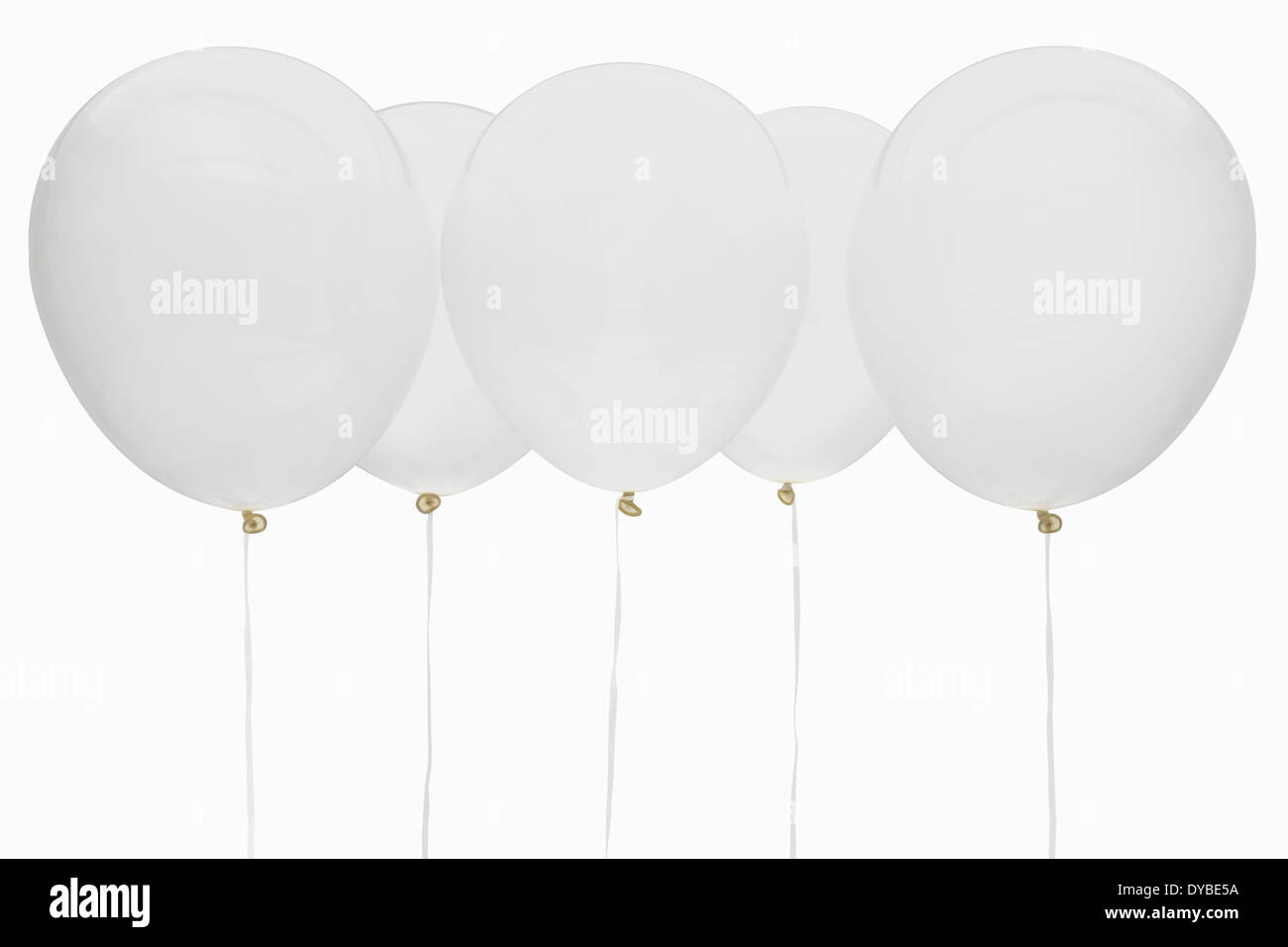 White party balloons Stock Photo - Alamy