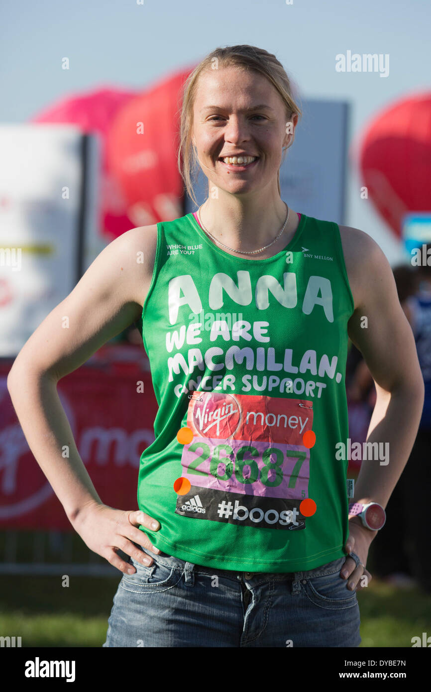 London, UK. 13th Apr, 2014. Olympic rower Anna Watkins. Celebrities ...