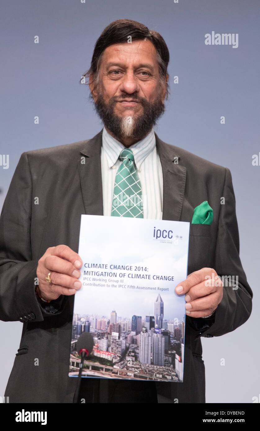 Berlin, Germany. 13th Apr, 2014. The Indian economist Rajendra Pachauri ...