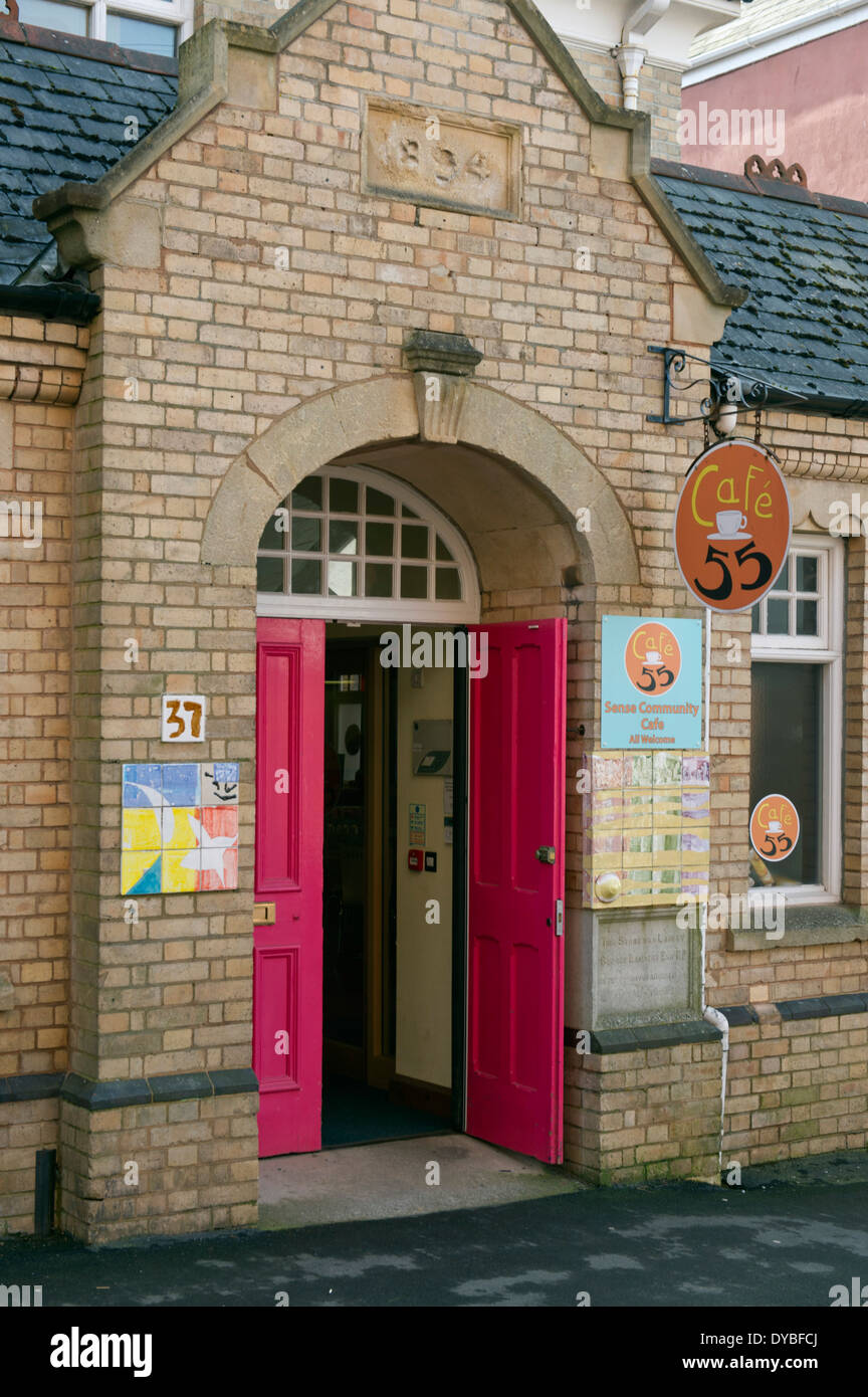 Cafe 55, Sense Community Cafe, Exeter, Devonshire Stock Photo - Alamy