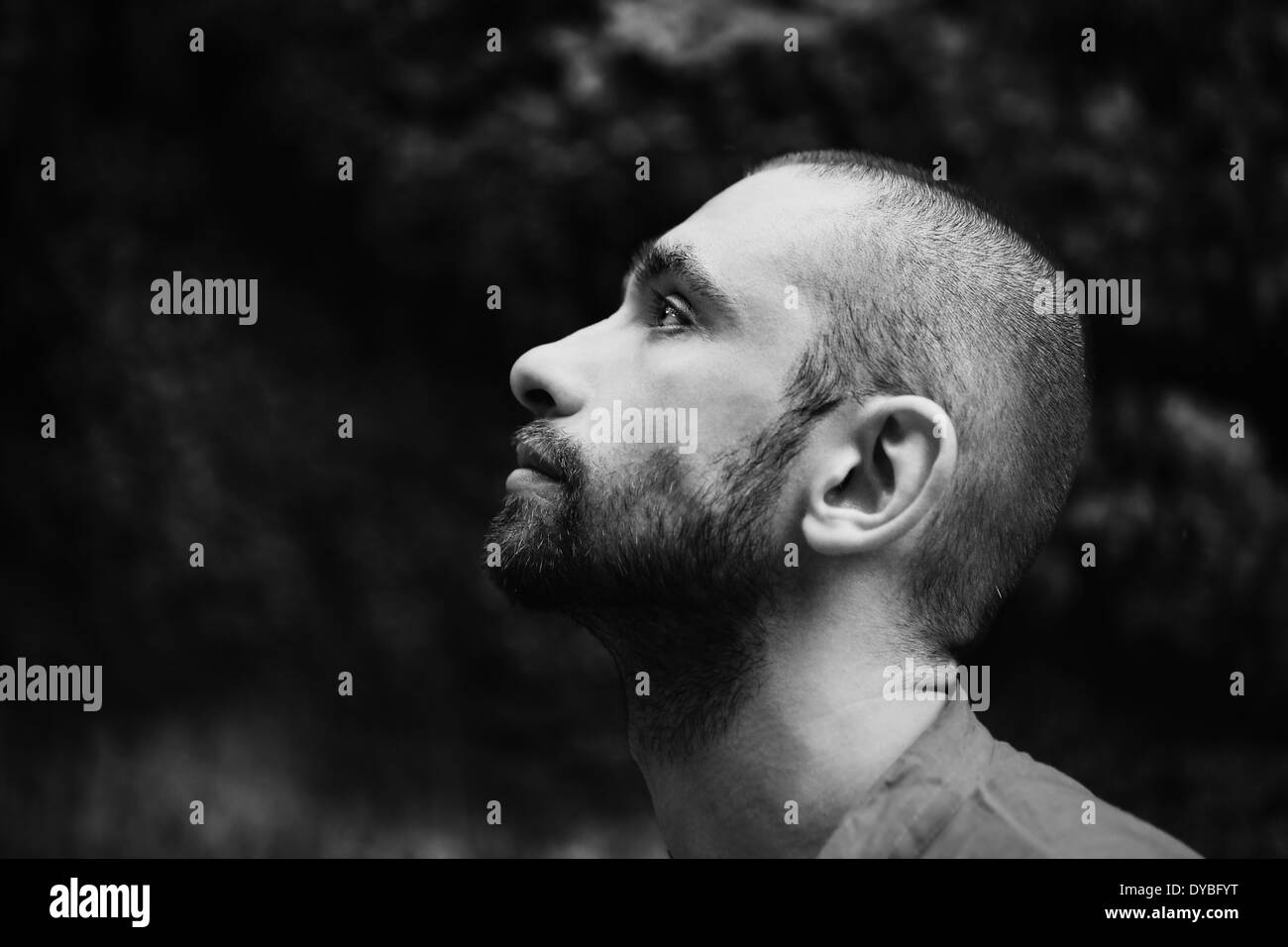 Short hair man hi-res stock photography and images - Alamy