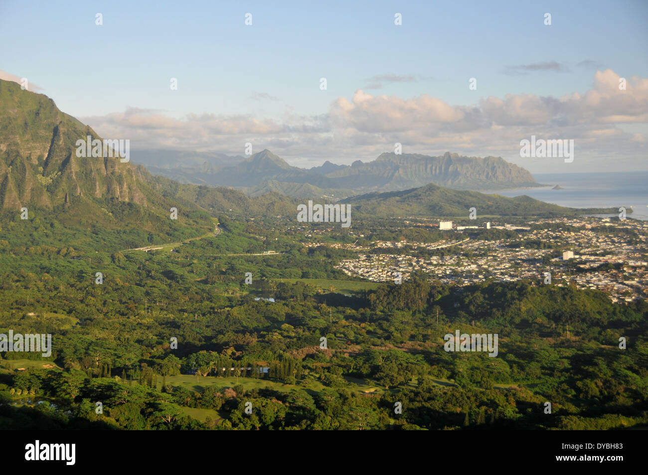 Panoramic view hawaii hi-res stock photography and images - Alamy