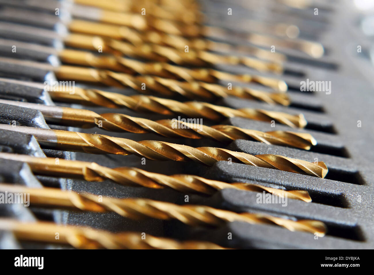 Set of new drills Stock Photo - Alamy