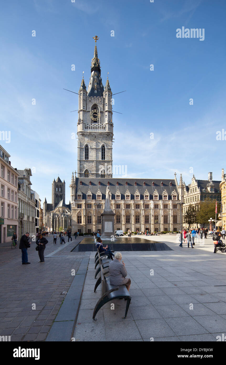Belgium ghent belfry ghent tower hi-res stock photography and images ...