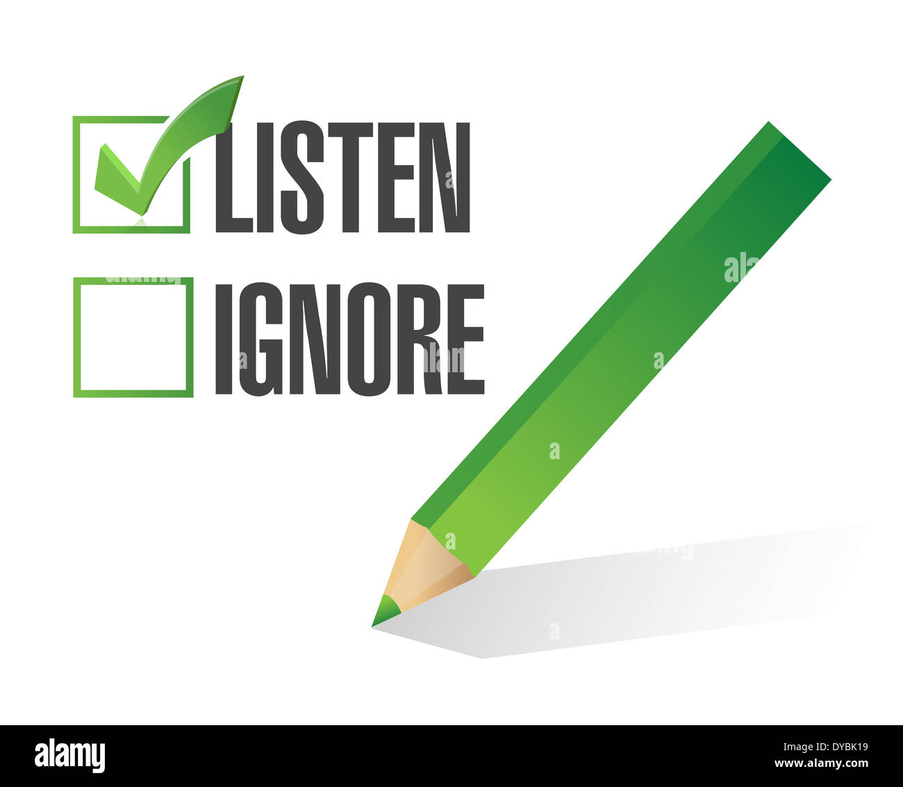 Ignore information hi-res stock photography and images - Alamy
