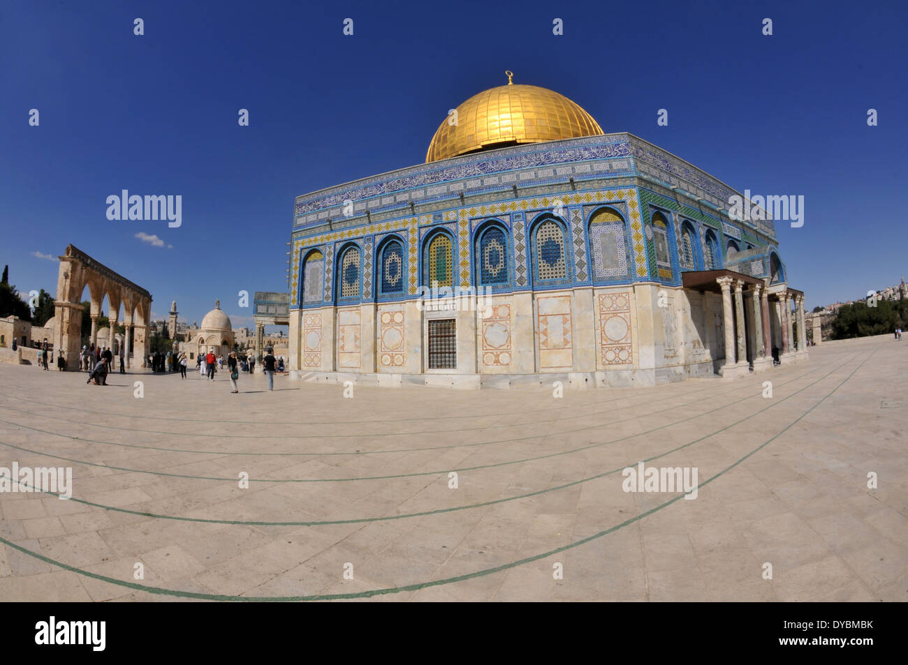Dome of the Rock Mosque, Temple Mount, Old city of Jerusalem, Israel ...