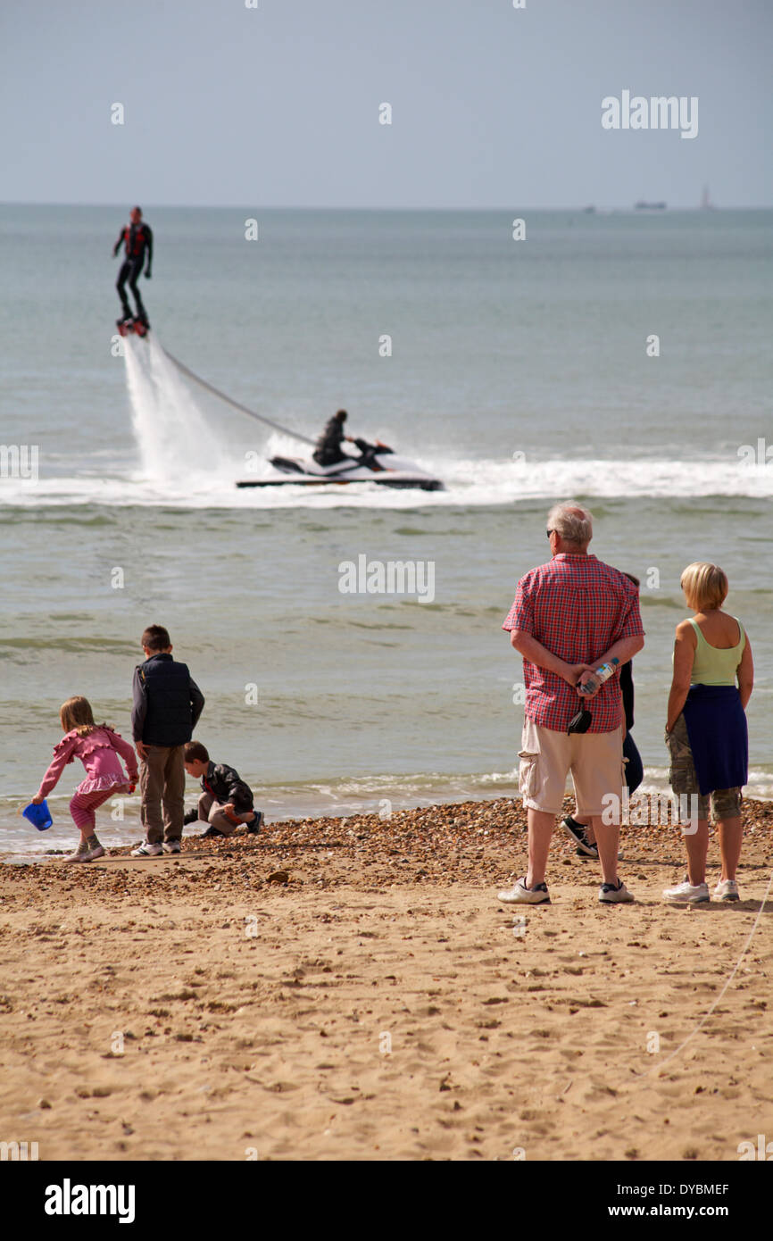 Bournemouth, UK.13th Apr, 2014. The launch of the Coastal Activity Park ...