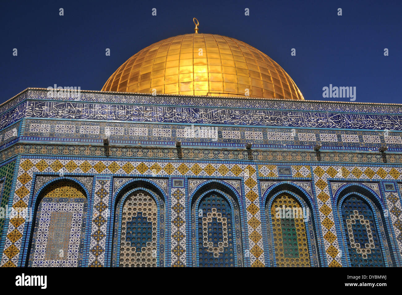 Dome of the Rock Mosque, Temple Mount, Old city of Jerusalem, Israel ...