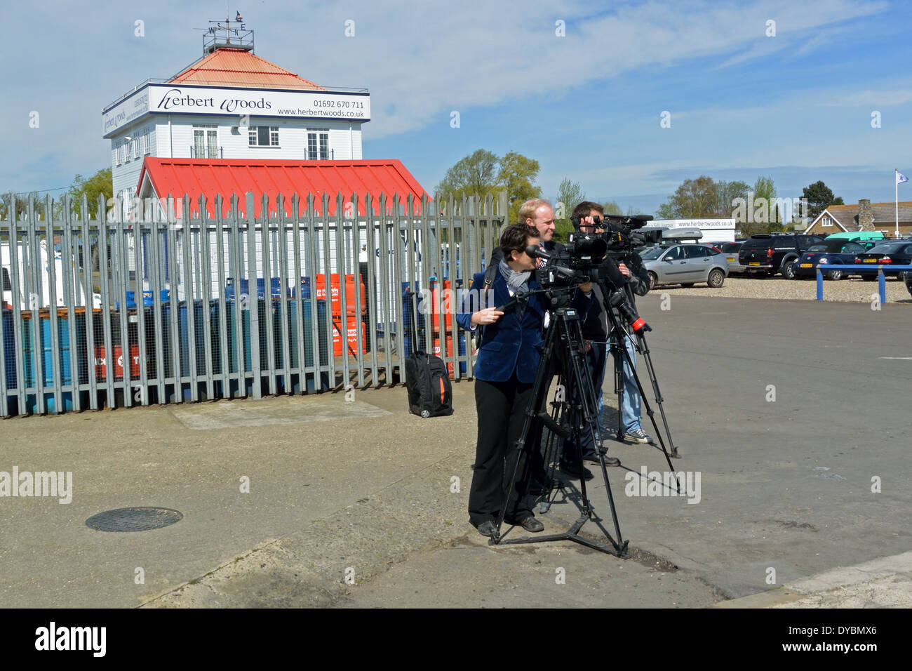 ITV, Mustard TV and BBC news cameras lined up for HRH The Princess ...