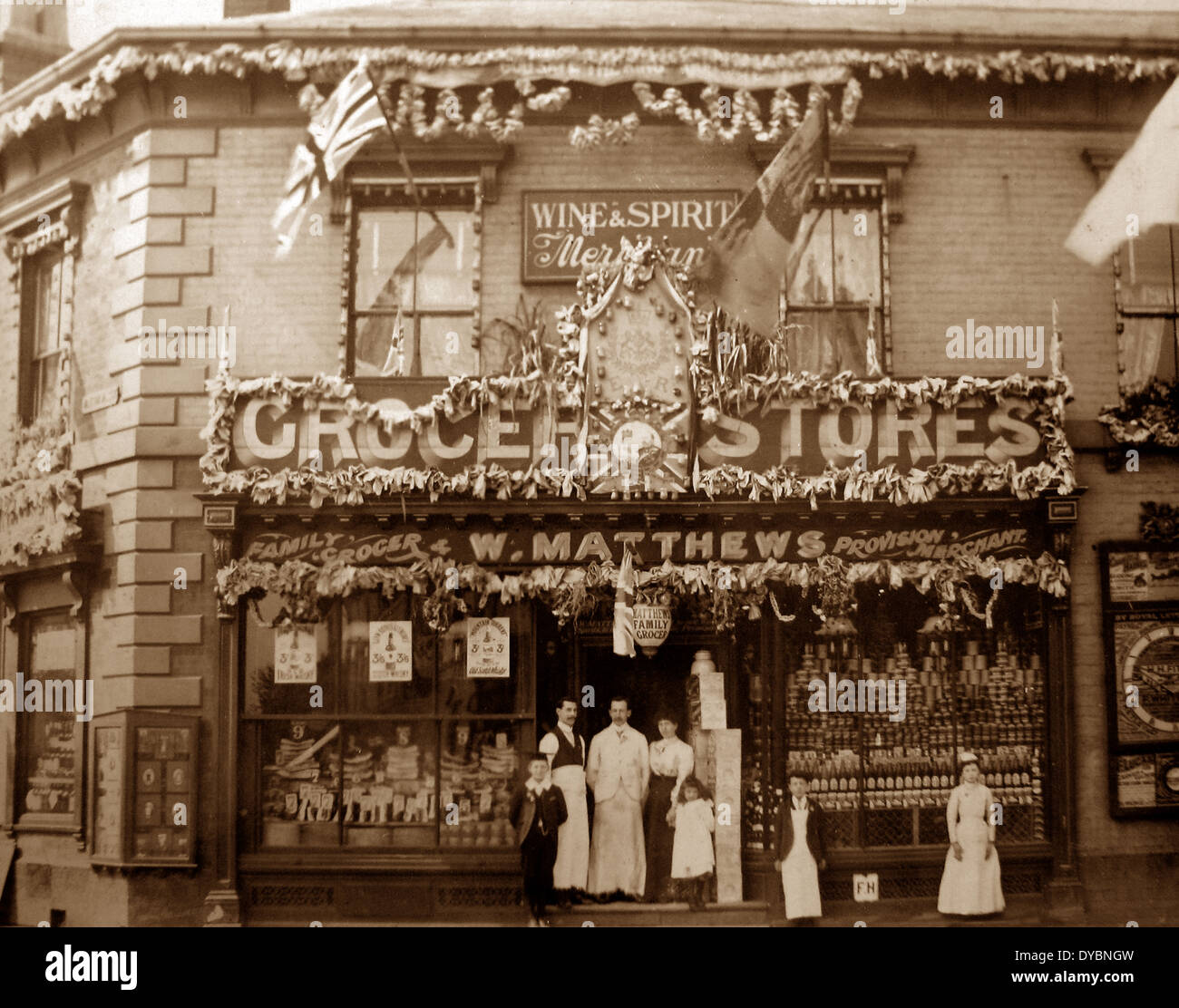 Matthews Grocery Store Six Ways Aston Birmingham Victorian period Stock ... Matthews Grocery Store Six Ways Aston Birmingham Victorian period Stock ...