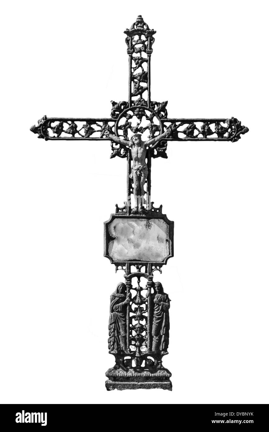 Icon christ on cross Cut Out Stock Images & Pictures - Alamy