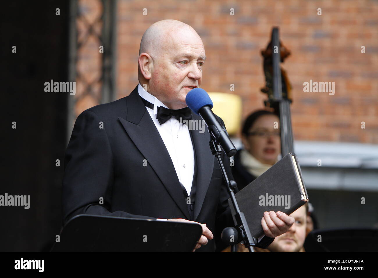 Dublin, Ireland. 13th April 2014. Rev. Paul Ward, the Director of Our ...