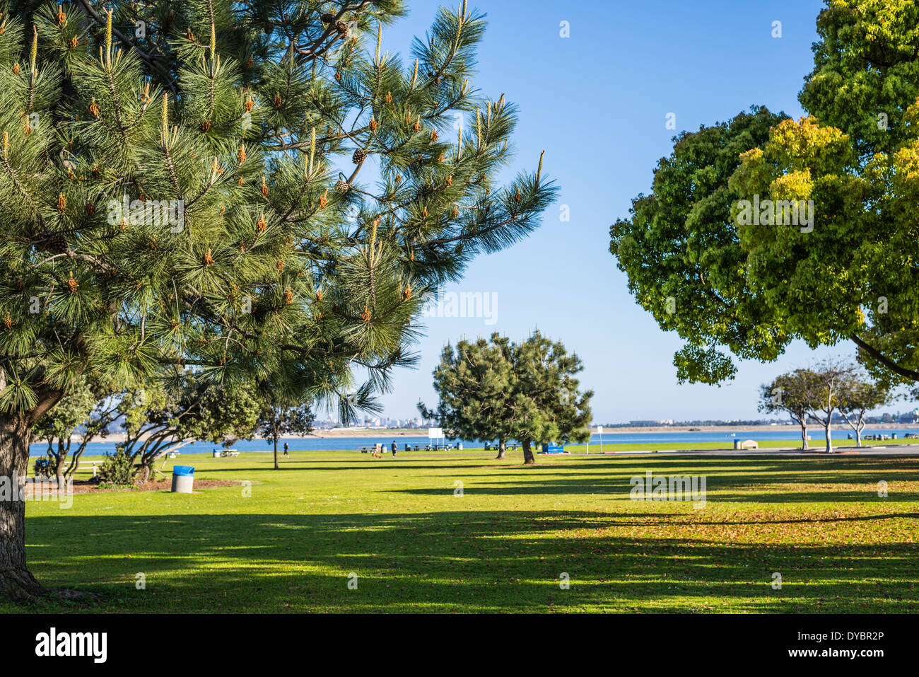 Crown Point Shores Park. San Diego, California, United States Stock ...