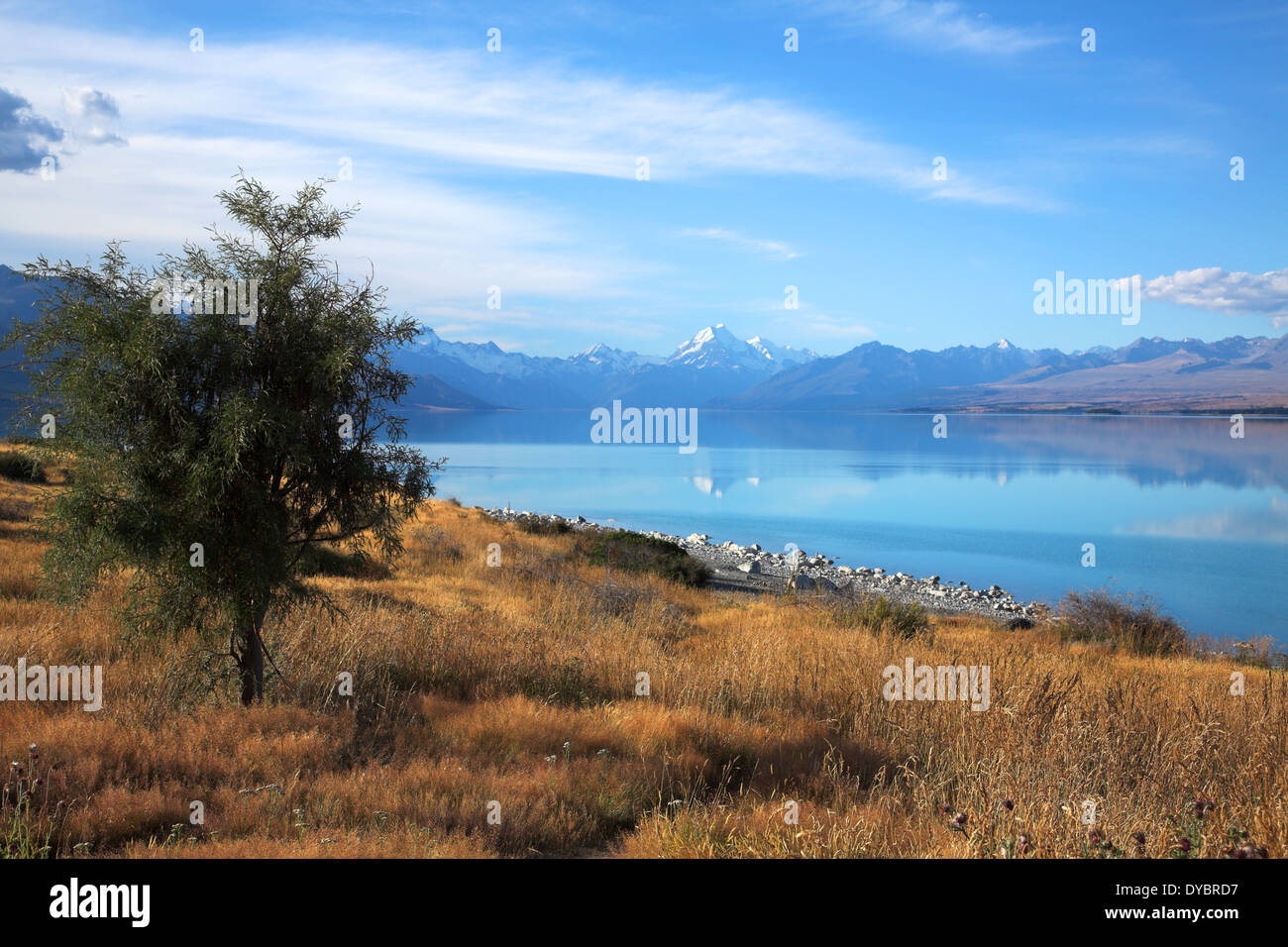 Turquoise lake pukaki hi-res stock photography and images - Alamy