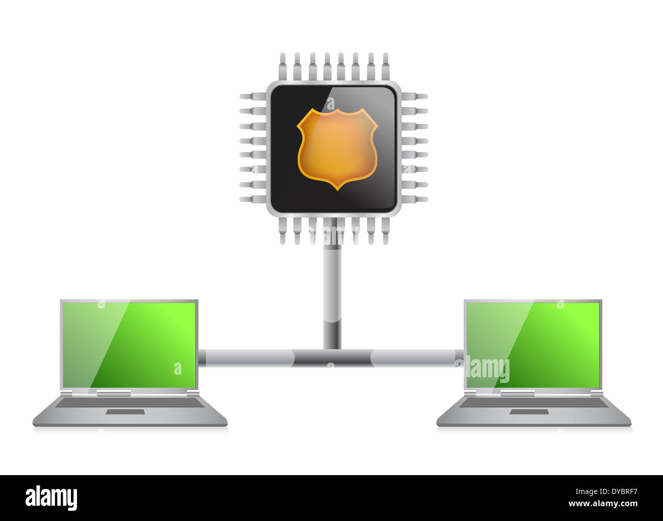 chip Internet,Connection symbol illustration design a over white ...