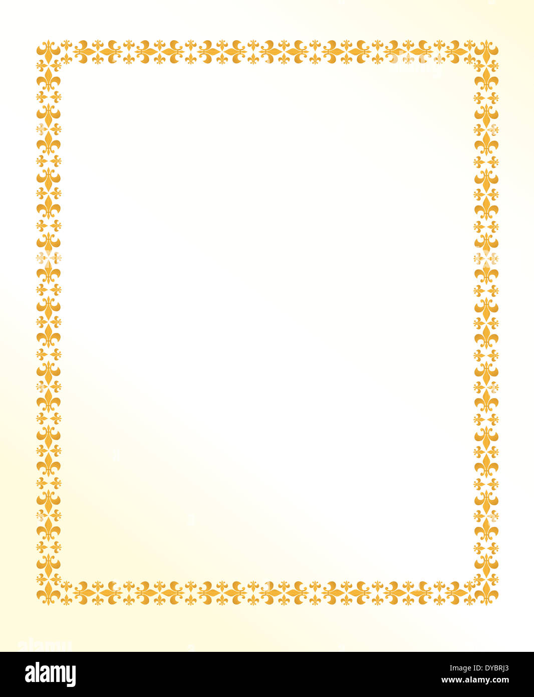 Vintage royal lilly frame Stock Photo - Alamy