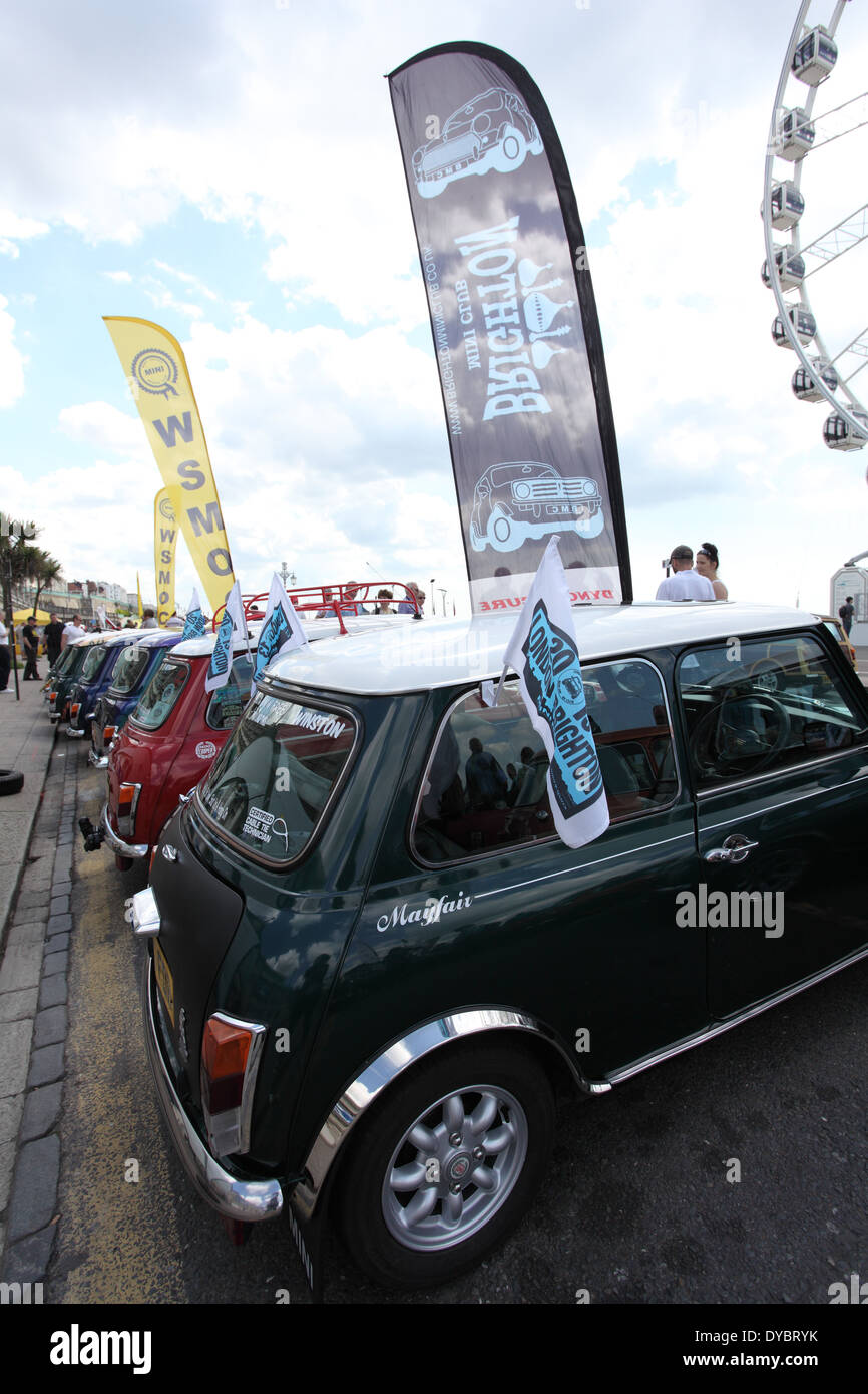 The London and Surrey Mini Owners' club annual London to Brighton run ...
