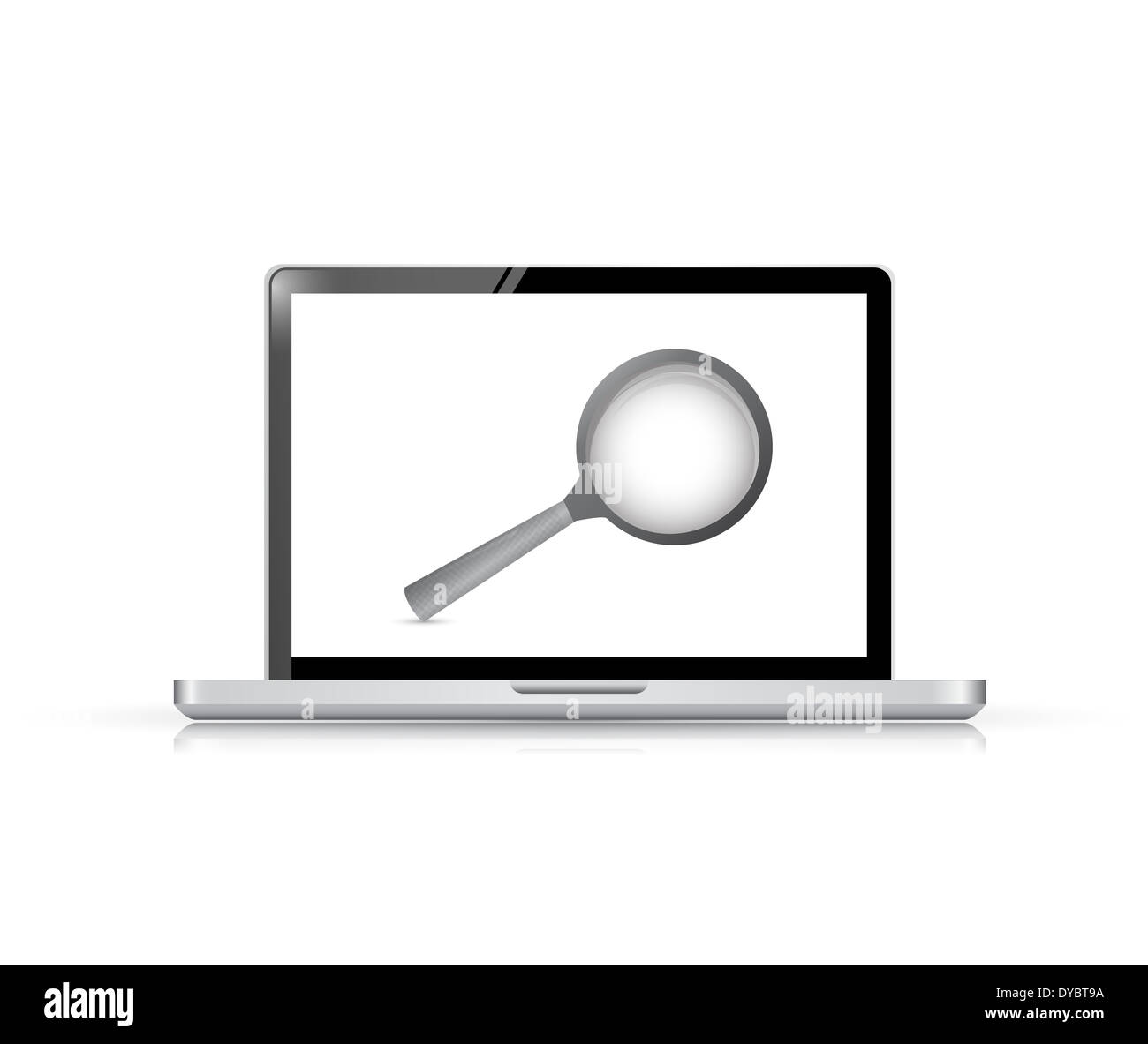 Icon flow chart computer screen Cut Out Stock Images & Pictures - Alamy