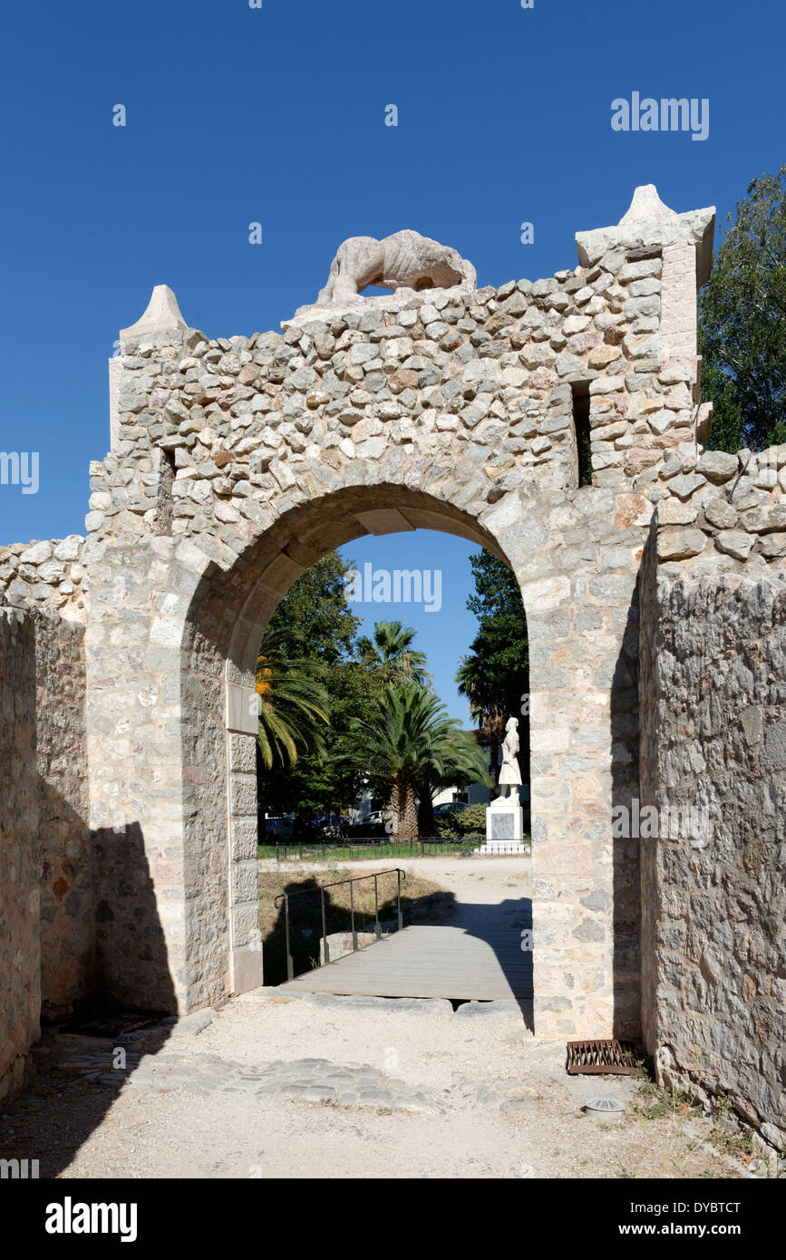 The historic old town entrance known as Land Gate part Venetian ...