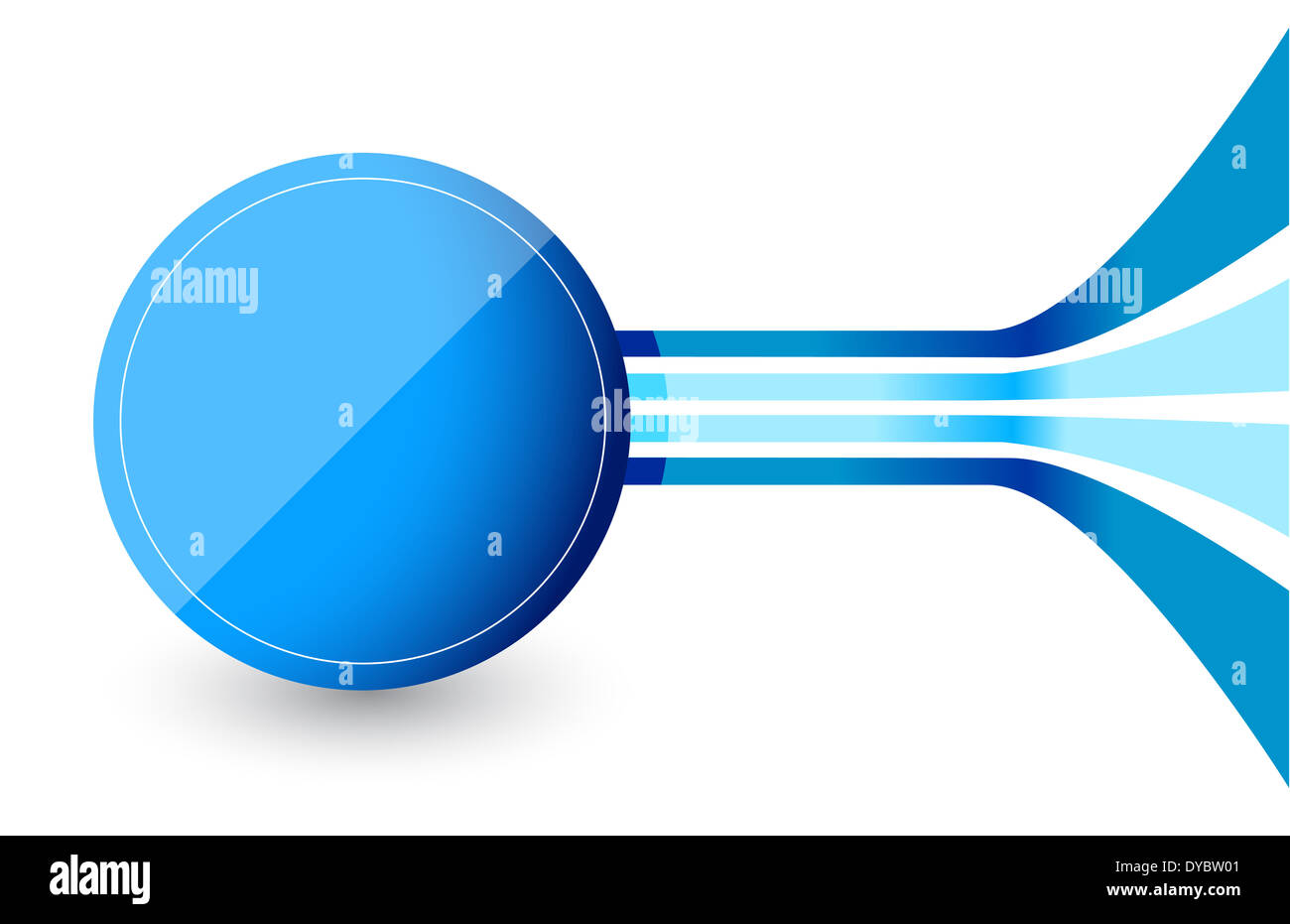 circle and lines illustration design over a white background Stock ...