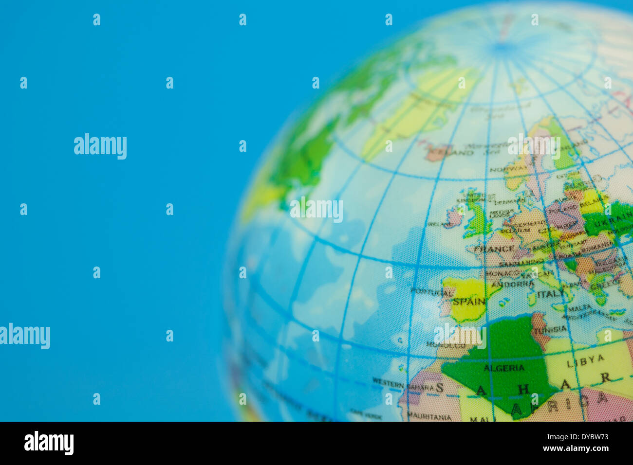 World map ball hi-res stock photography and images - Alamy