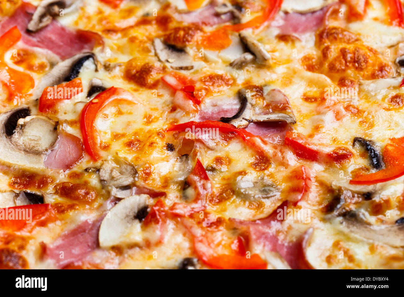 Closeup picture of pizza Stock Photo - Alamy