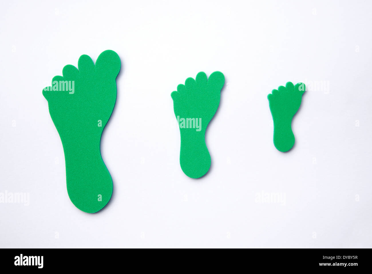 Green foam feet hi-res stock photography and images - Alamy