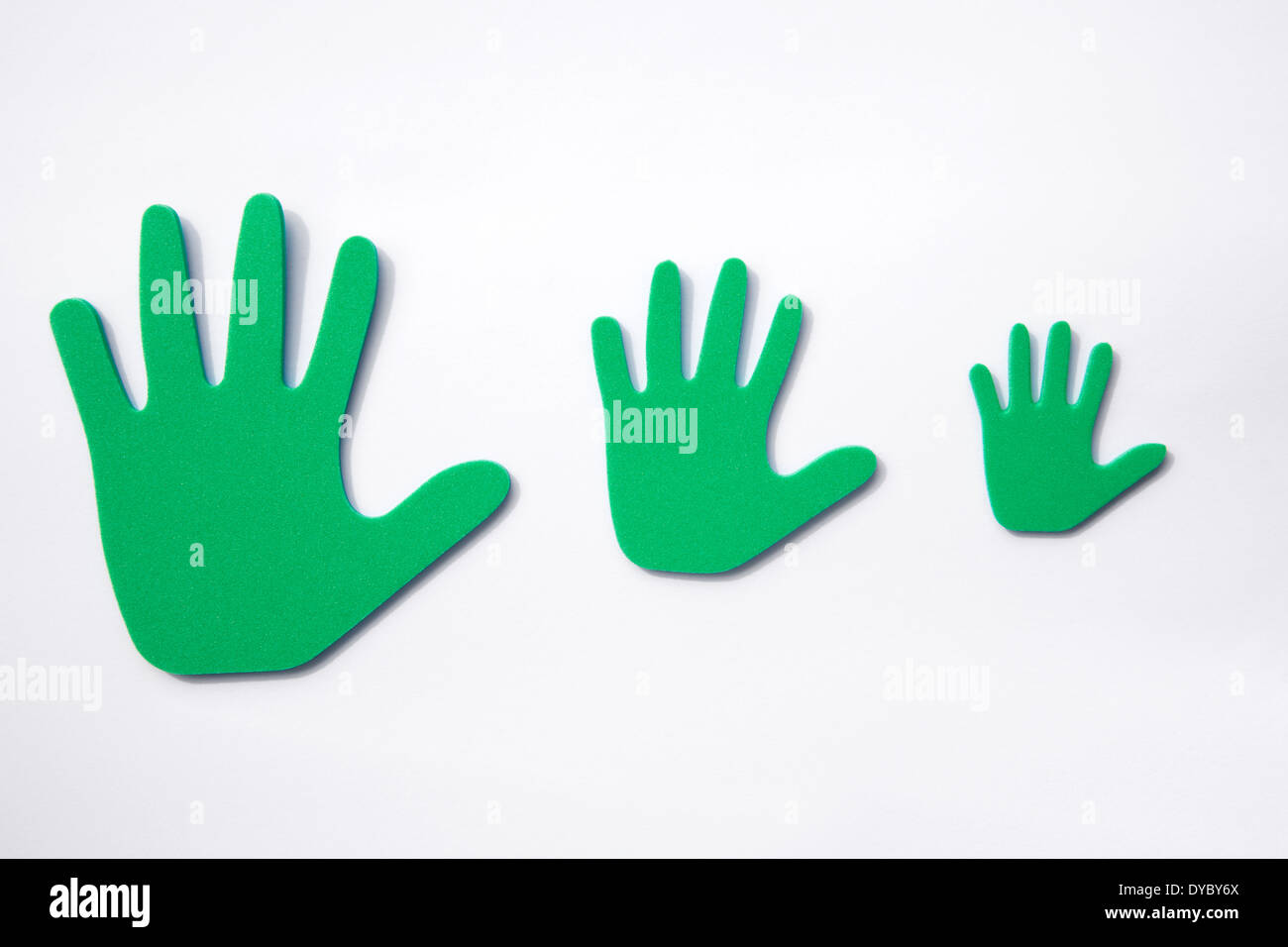 green foam fingers Stock Photo - Alamy