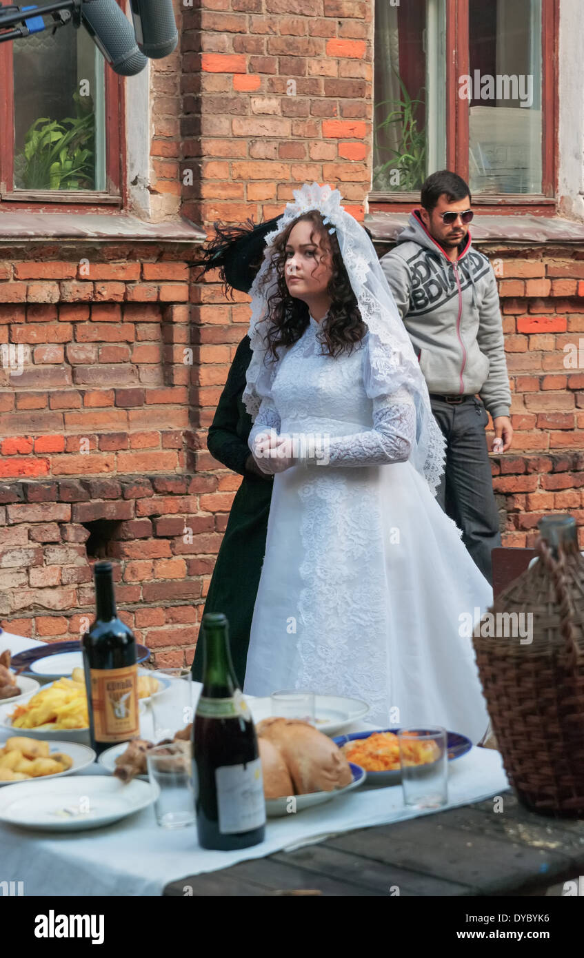 Movie episode - Marc Chagall and Bella Rosenfeld's wedding. Scene in ...