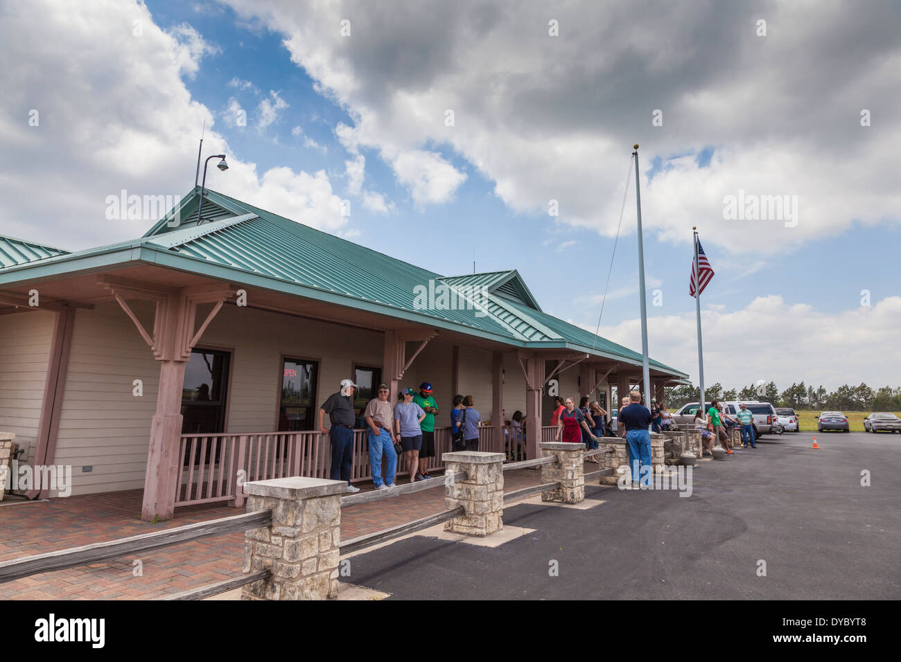 Southern Flyer Diner, a 1950's soda fountain style restaurant, with ...