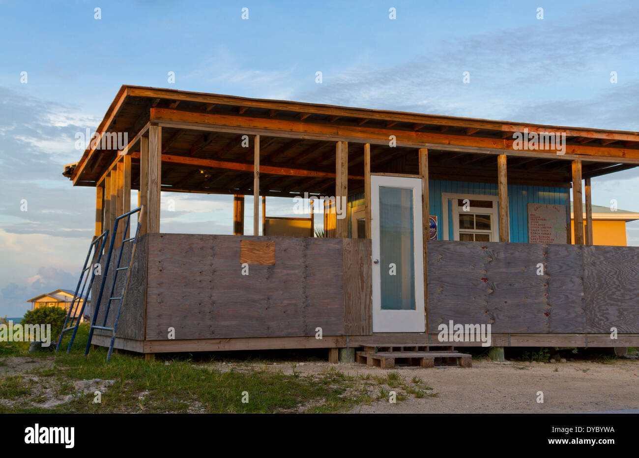 food shack at Rosie's Place, Grand Cay Bahamas Stock Photo - Alamy