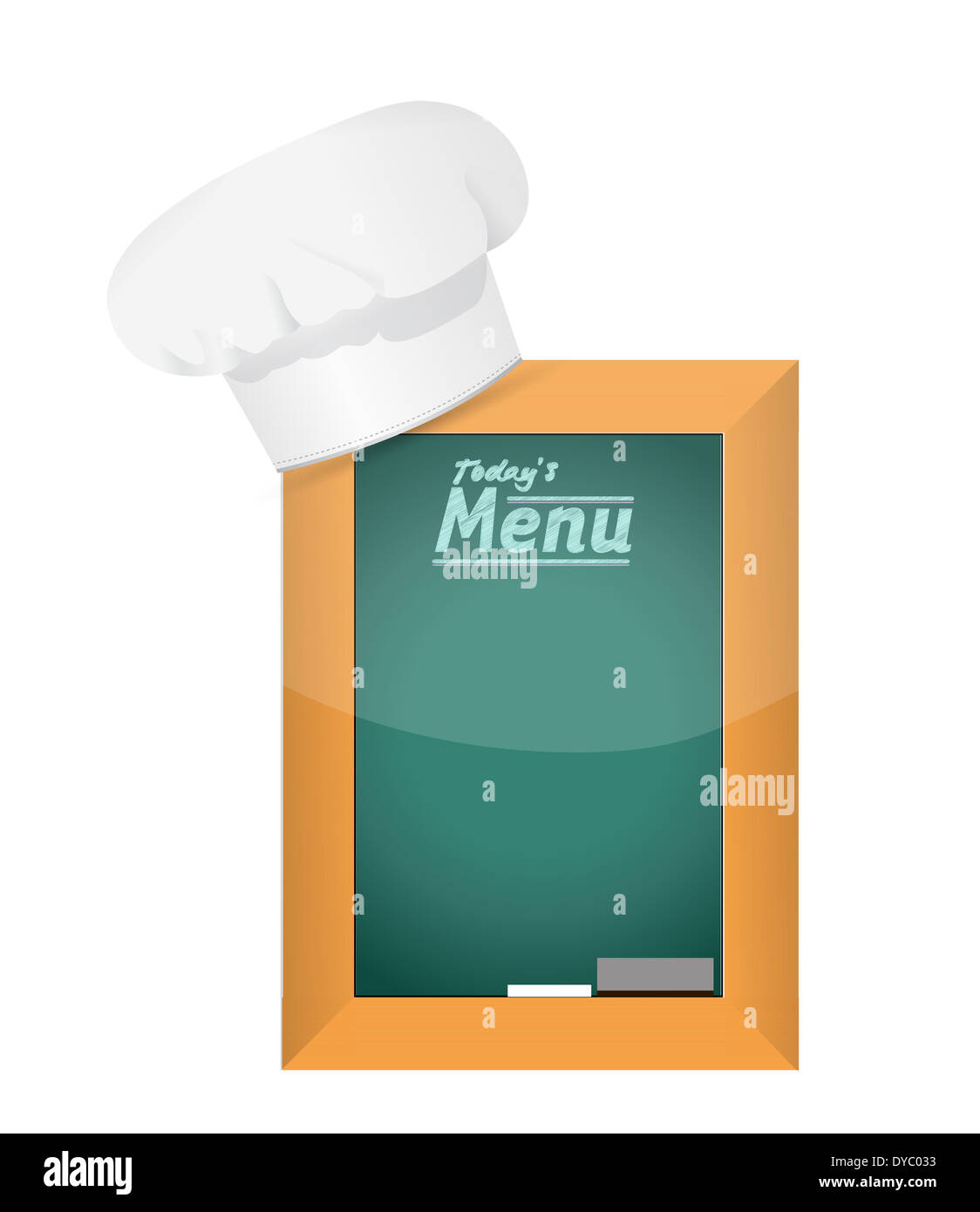 menu writing on chalkboard with space. illustration design Stock Photo ...