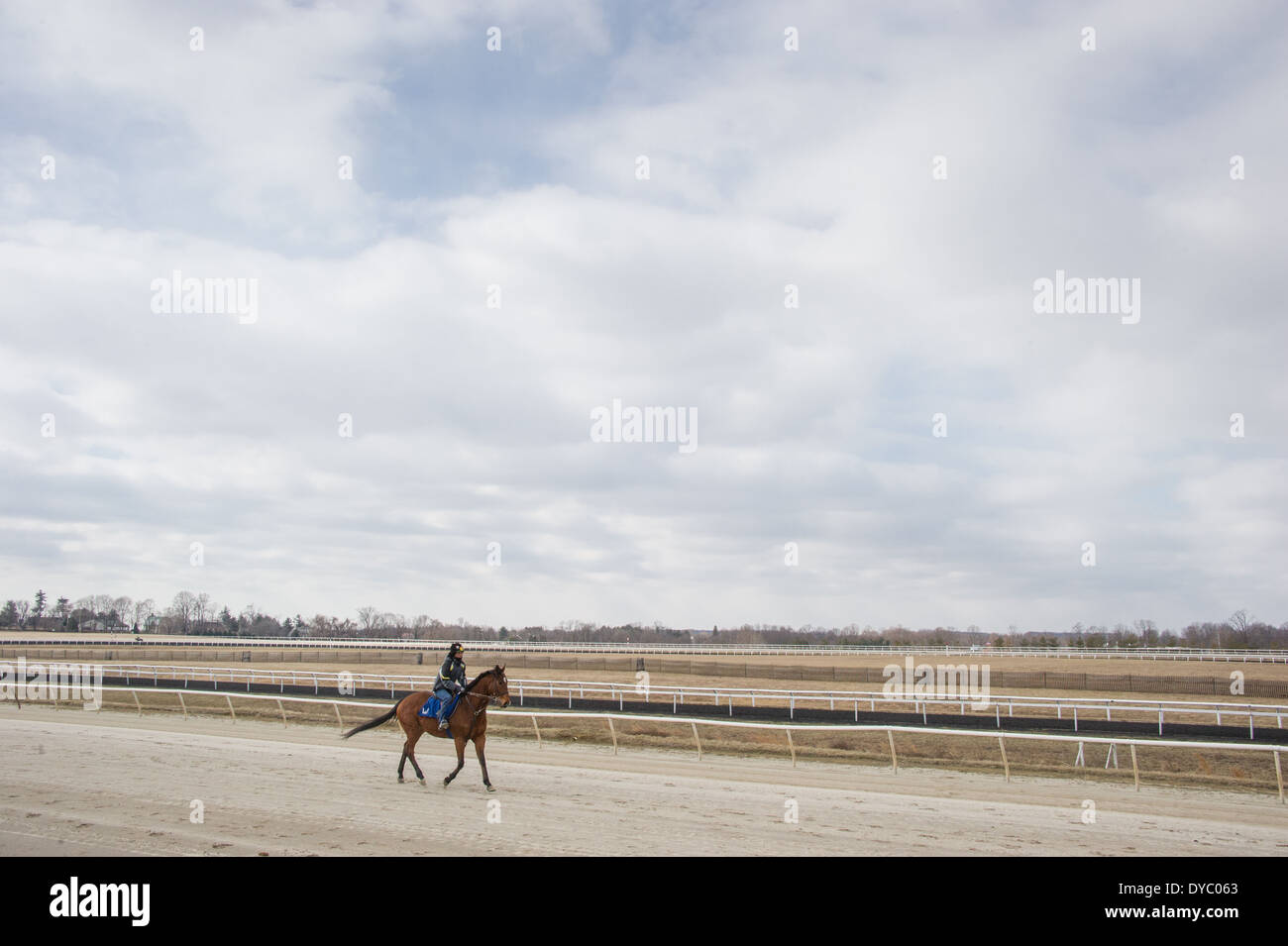 Horse race track field hi-res stock photography and images - Alamy