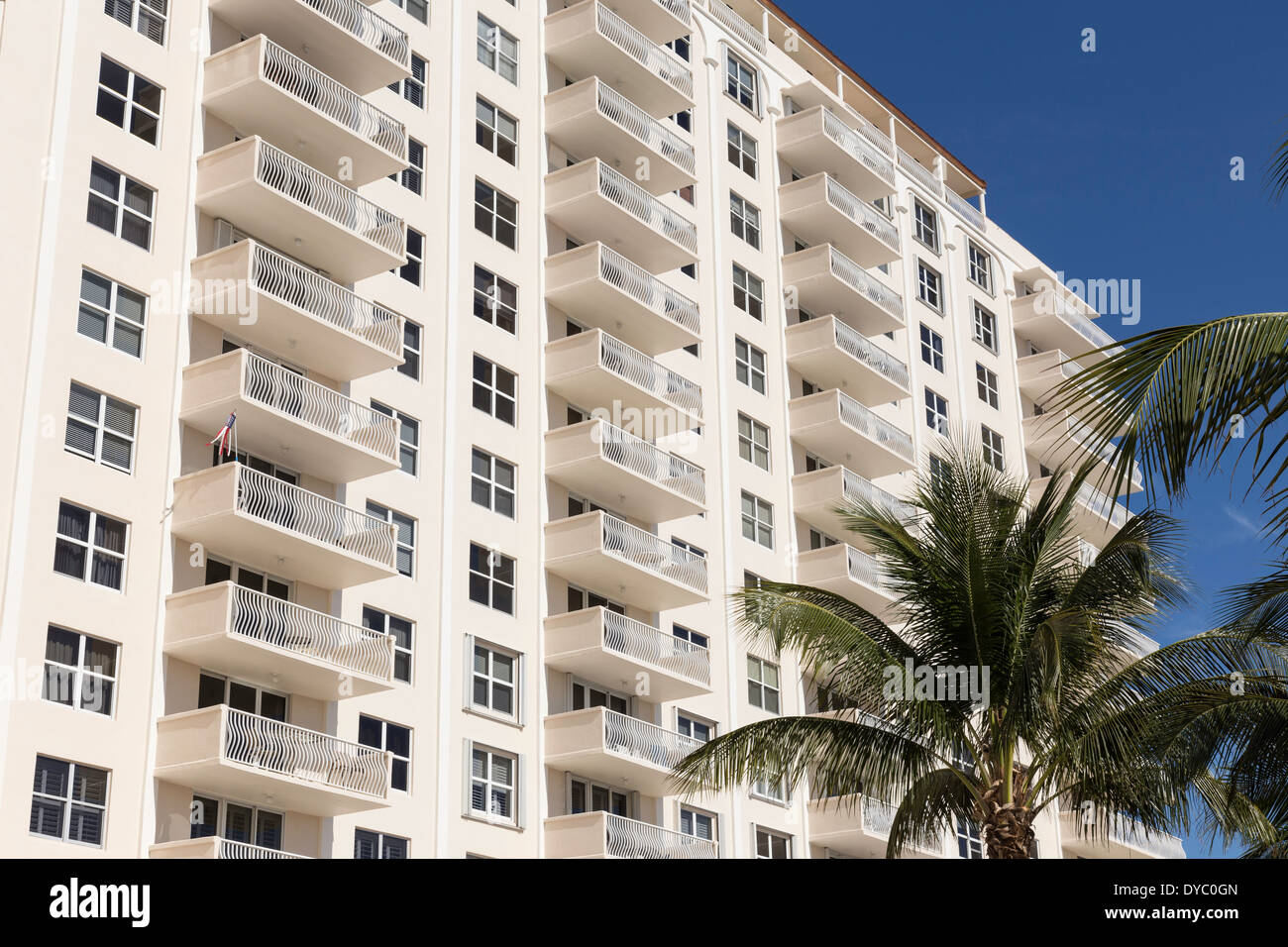 The Venetian Apartment Building with Balconies, Fort Lauderdale, FL ...