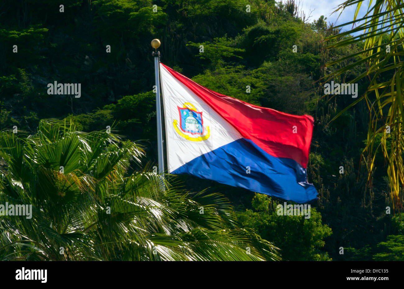 Flag st maarten hi-res stock photography and images - Alamy