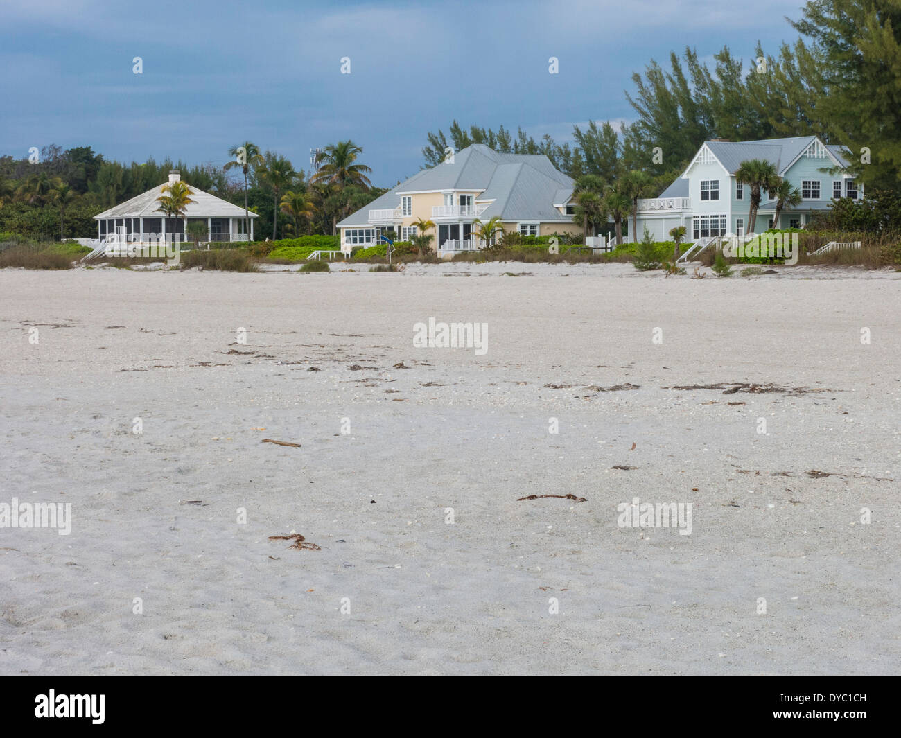 Luxury Beach Homes on Sandy Beach at Boca Grande, Florida, USALuxury ...