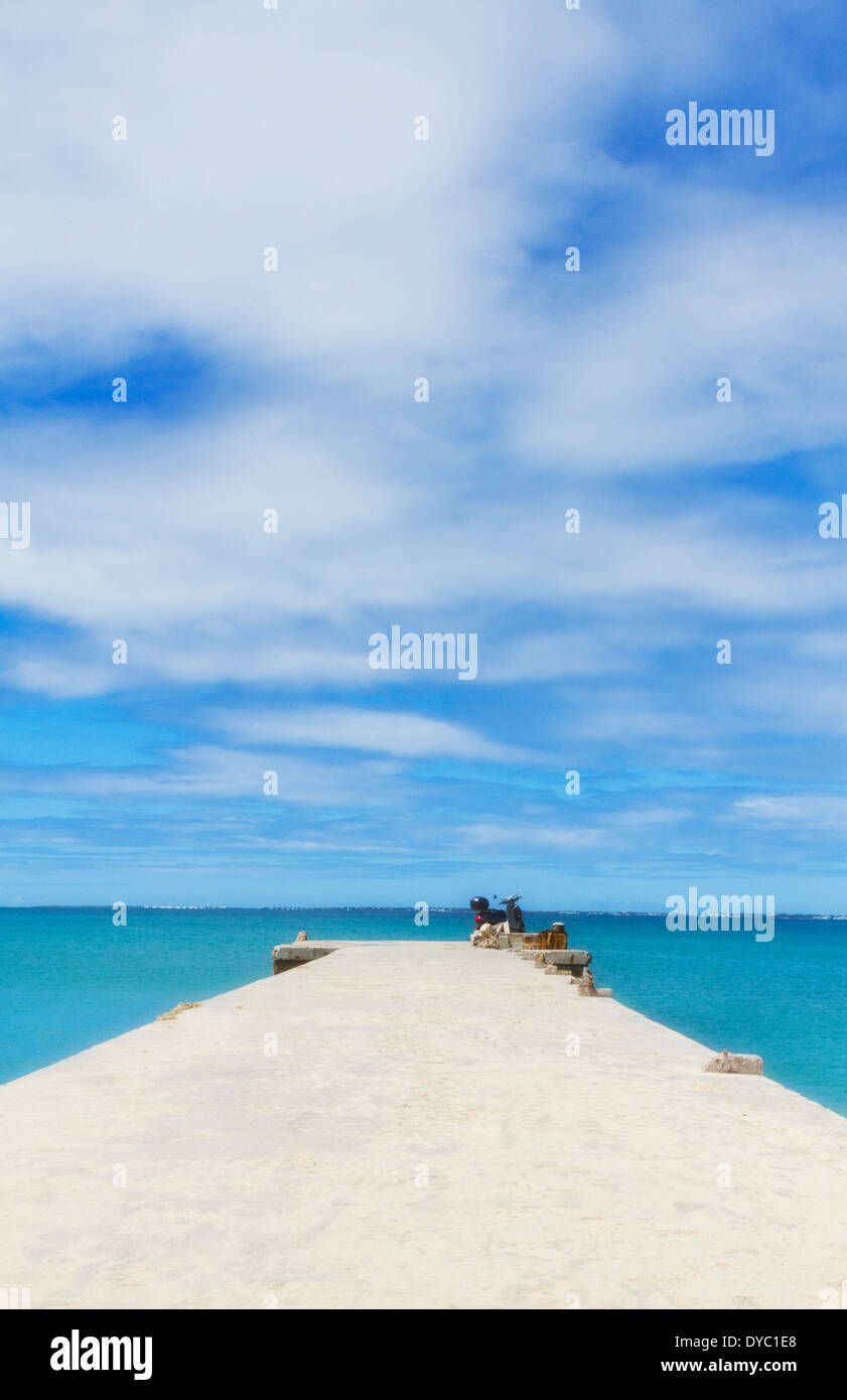 Dock in St Maarten Stock Photo - Alamy