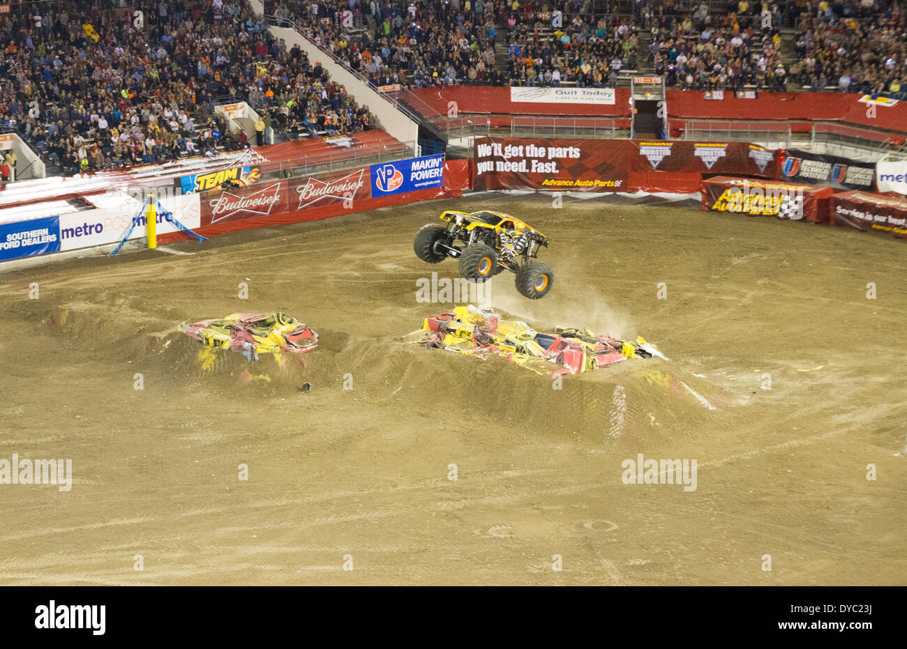 Monster Truck Jam at Citrus Bowl in Orlando Florida Stock Photo - Alamy