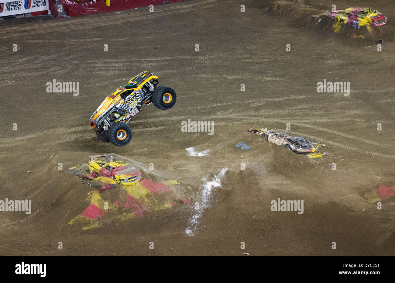 Monster Truck Jam at Citrus Bowl in Orlando Florida Stock Photo - Alamy