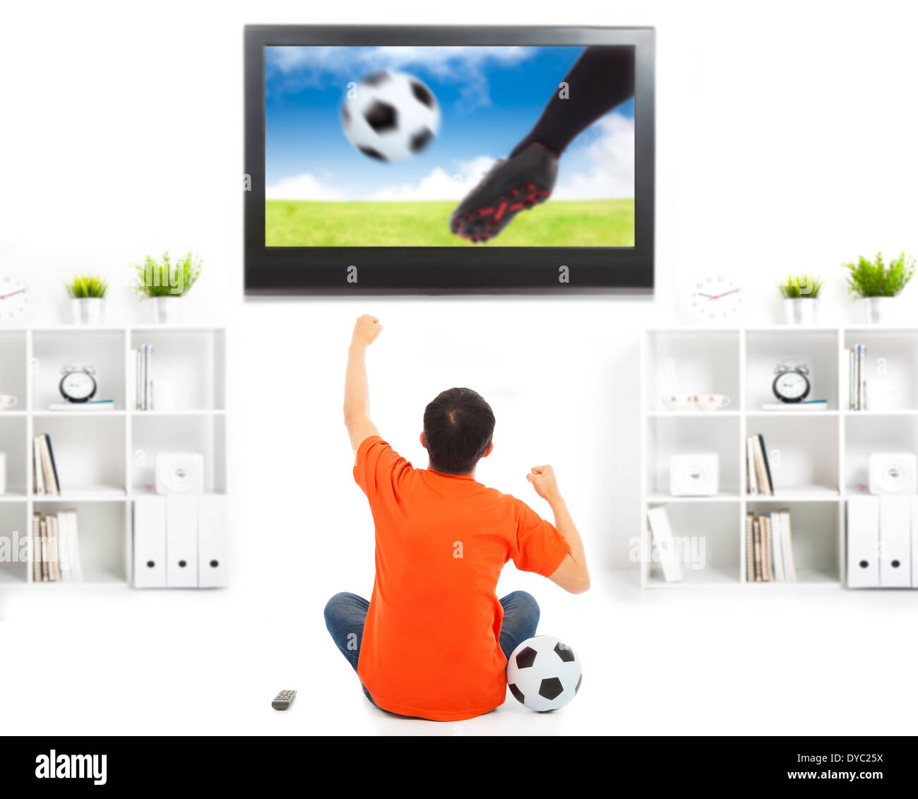 Excited fan game hi-res stock photography and images - Alamy