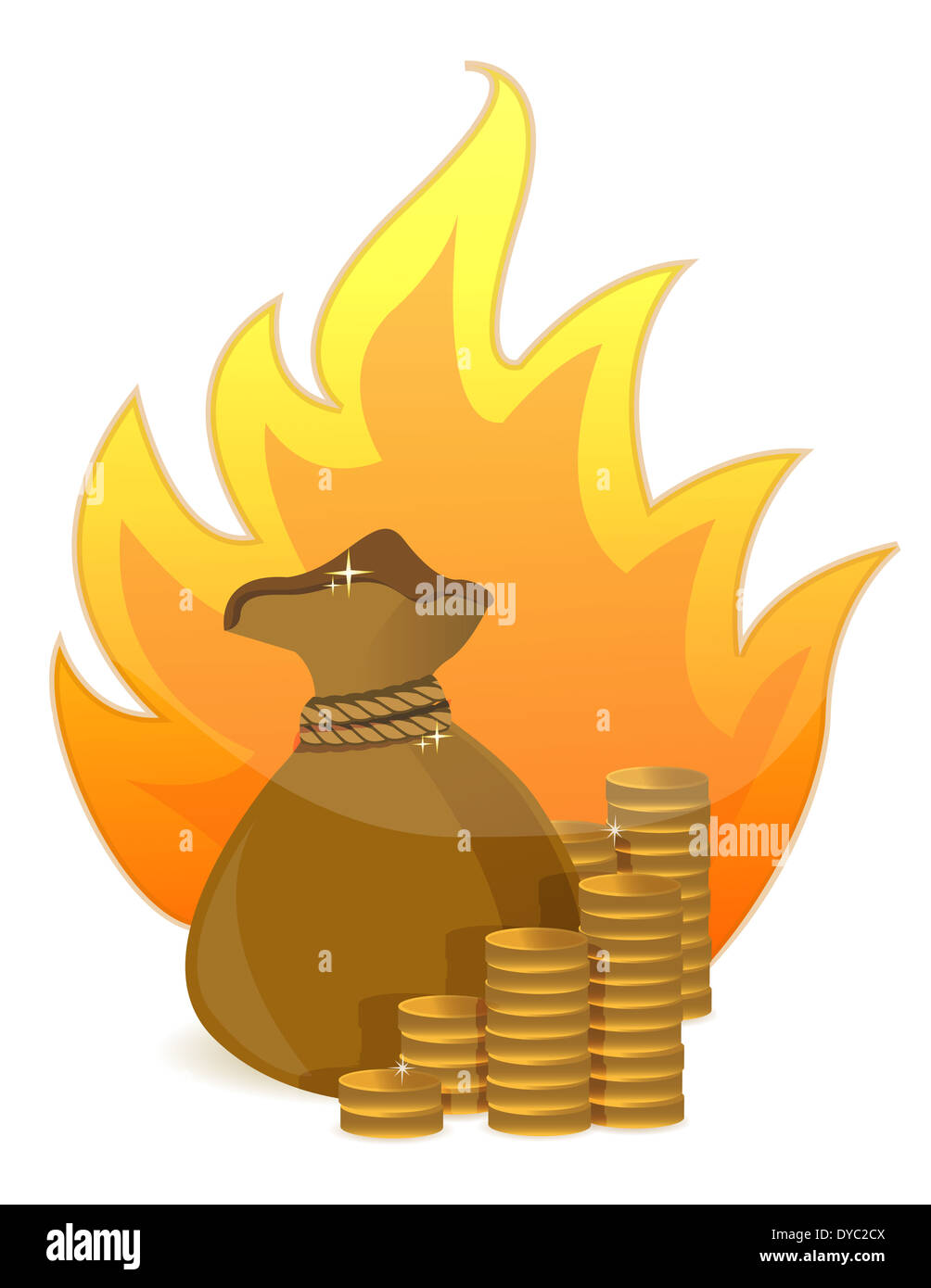 Fire cloth Cut Out Stock Images & Pictures - Alamy
